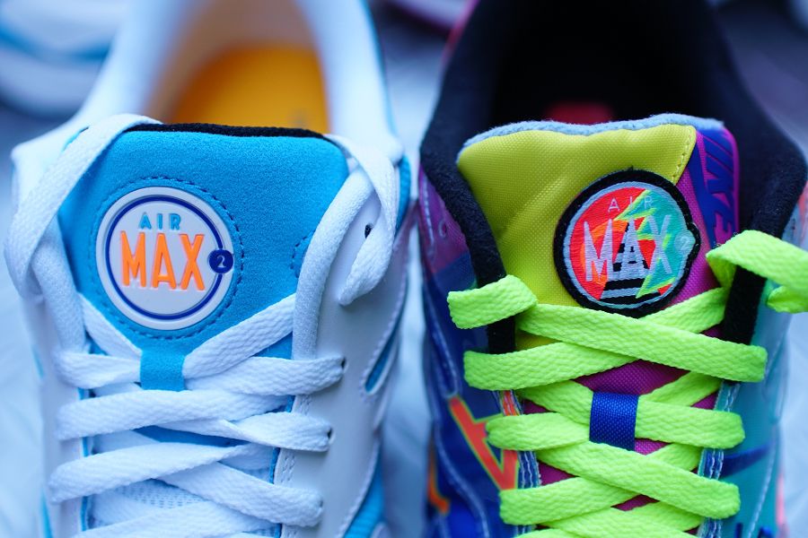 OGと別注を見比べてみた。AIR MAX2 LIGHT atmosとブルーラグーン OGと別注を見比べてみた。AIR MAX2 LIGHT atmosとブルーラグーン
